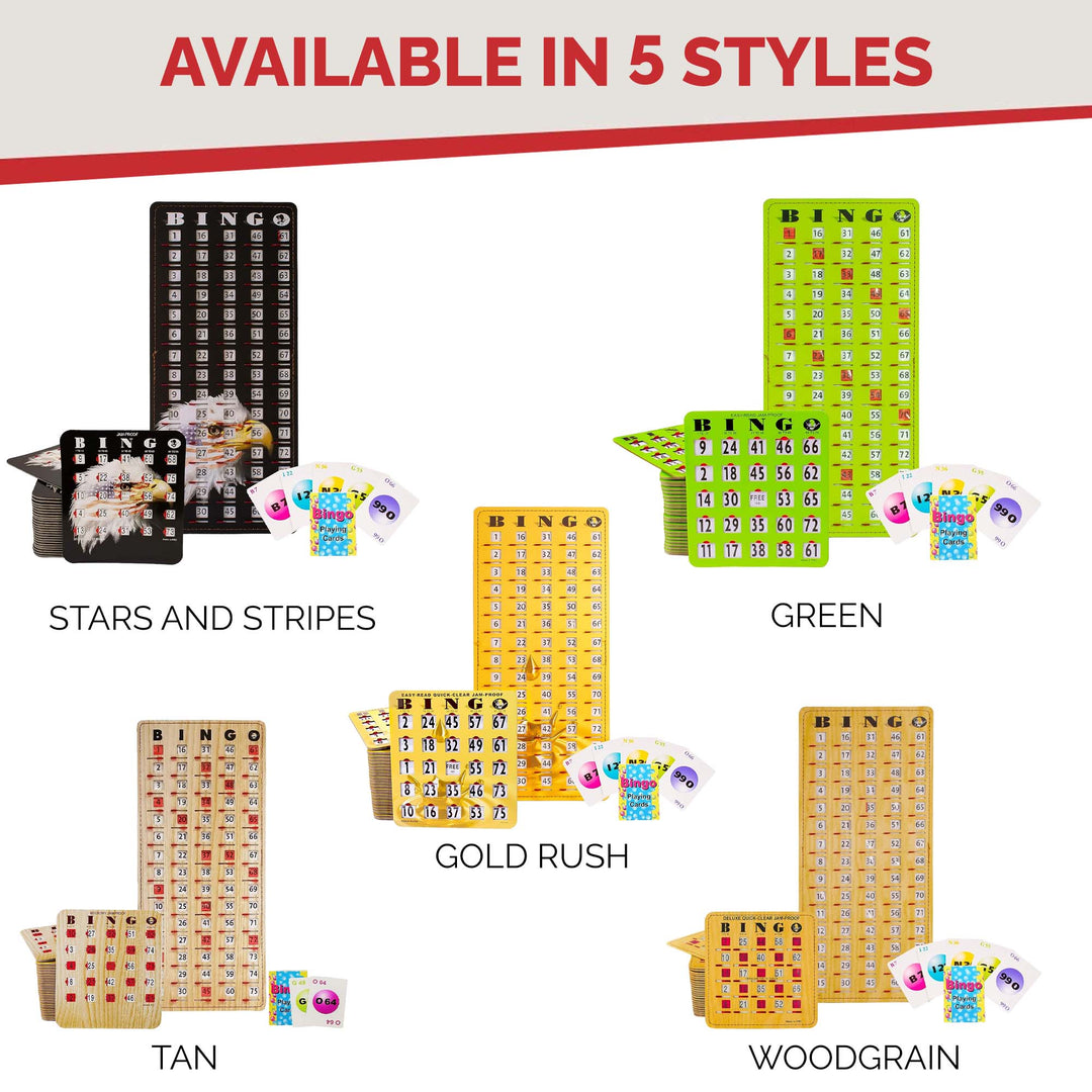 Bingo Cards Reusable Mr Chips MR CHIPS Jam-Proof , 25 Reusable Bingo ...