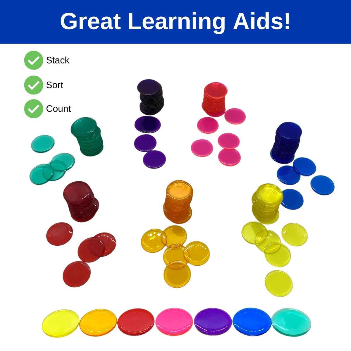 7/8 Inch Tiddlywinks in Mega Bulk (33,000 pcs) – Mr. Chips Store