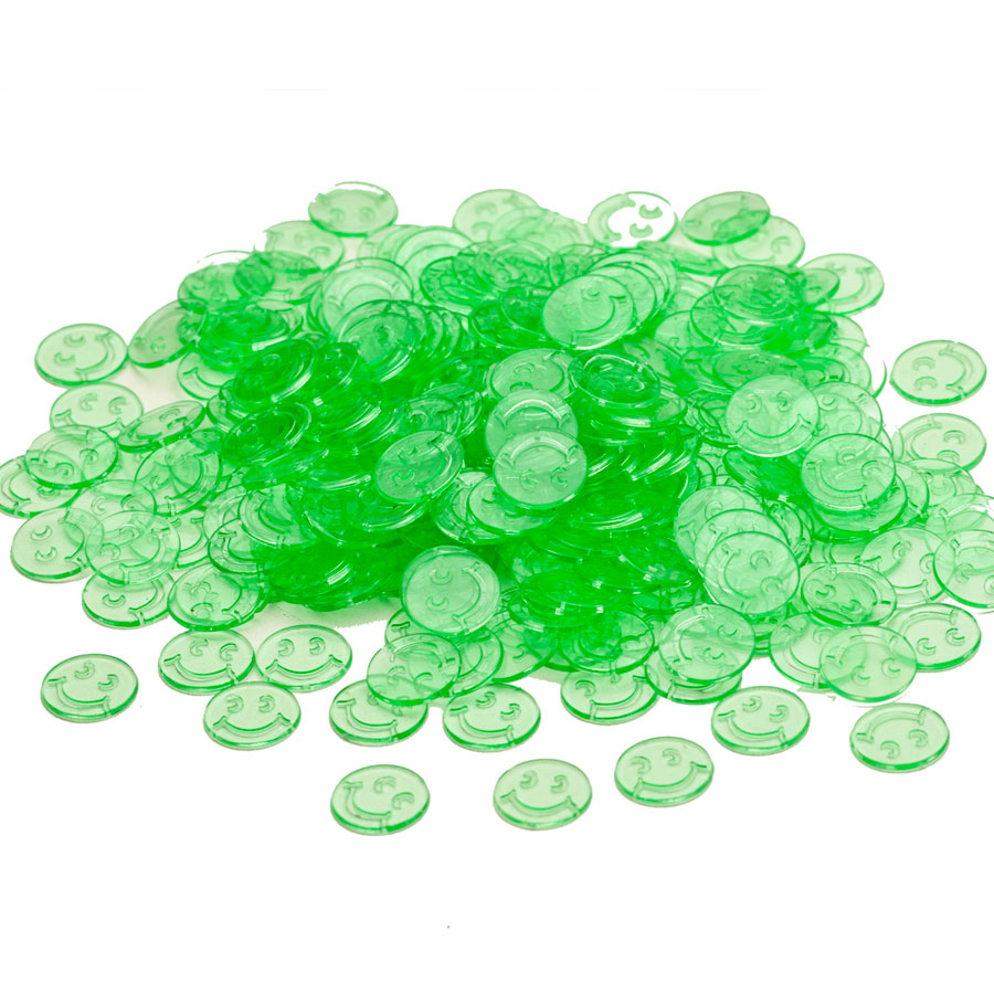 3/4 Inch Smiley Face Bingo Chips (100 pcs-bag) – Mr. Chips Store